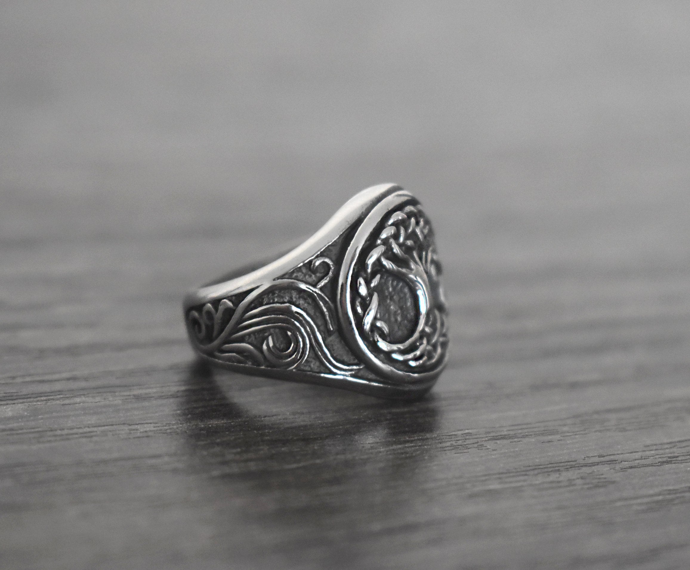 Celtic Tree of Life Signet Ring Daur Tree Ring Tree of Life | Etsy