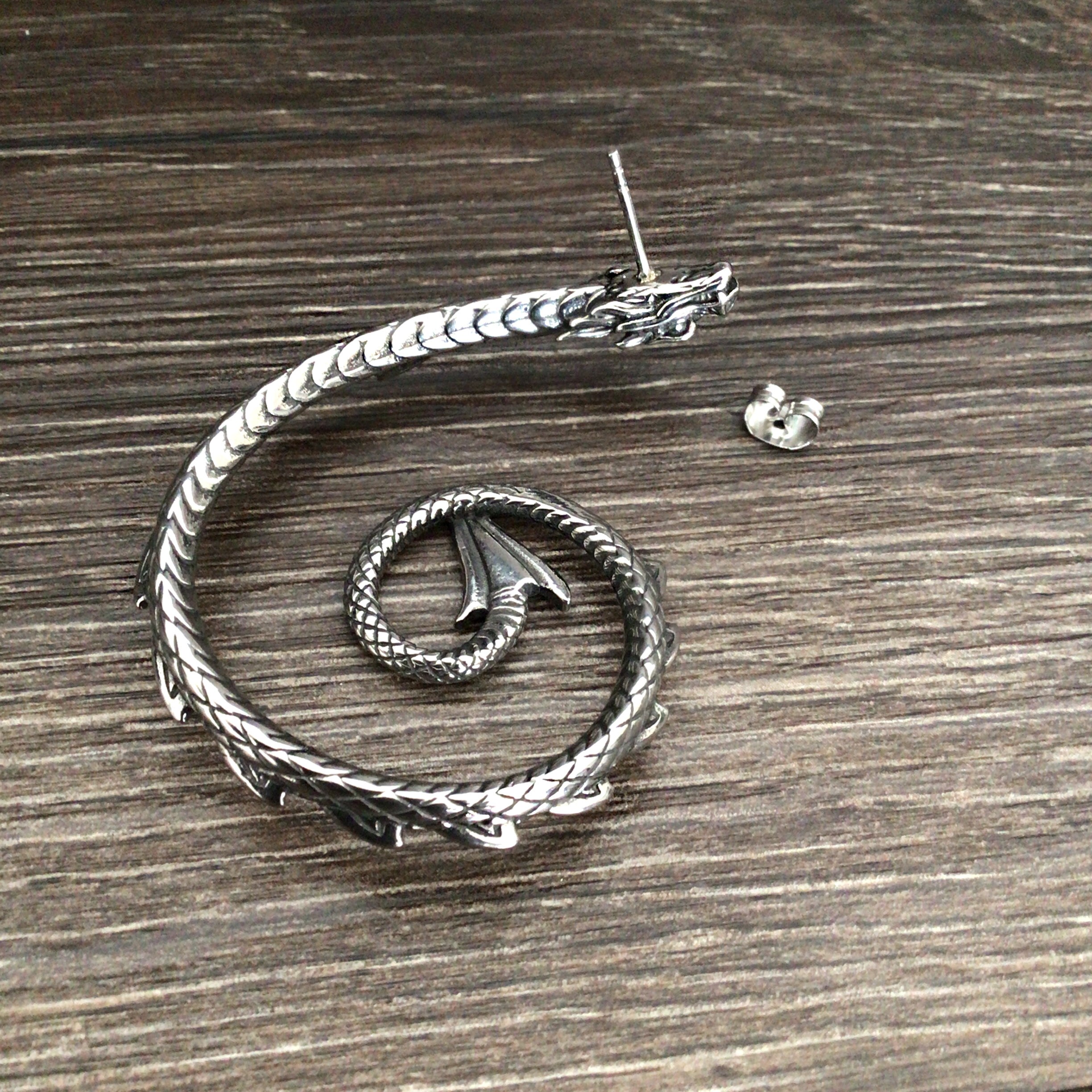 Dragon Ear Cuff, Gothic Jewelry (single), Ear Wrap - Etsy