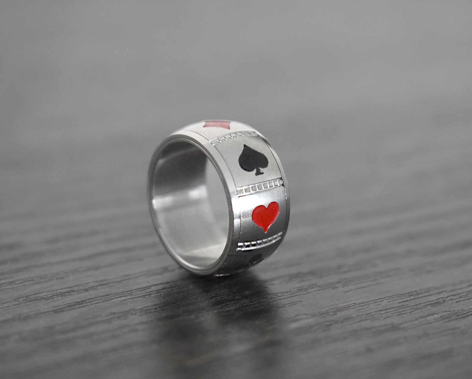 Playing Cards Suits Ring,stainless Steel Ring , Playing Cards Jewelry ...
