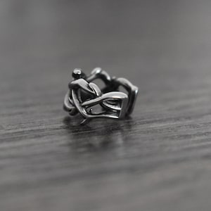 Thorns Ear Cuff, Gothic Ear Cuff, Stainless Steel Cuff, Gothic Jewelry ...