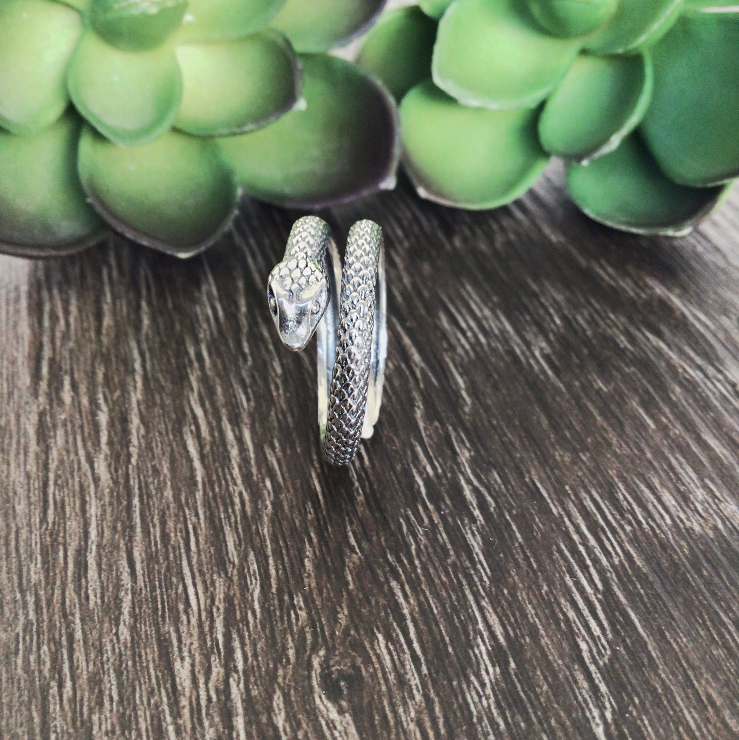 Sterling Silver Serpent Ring Serpent Ring Snake Jewelry | Etsy