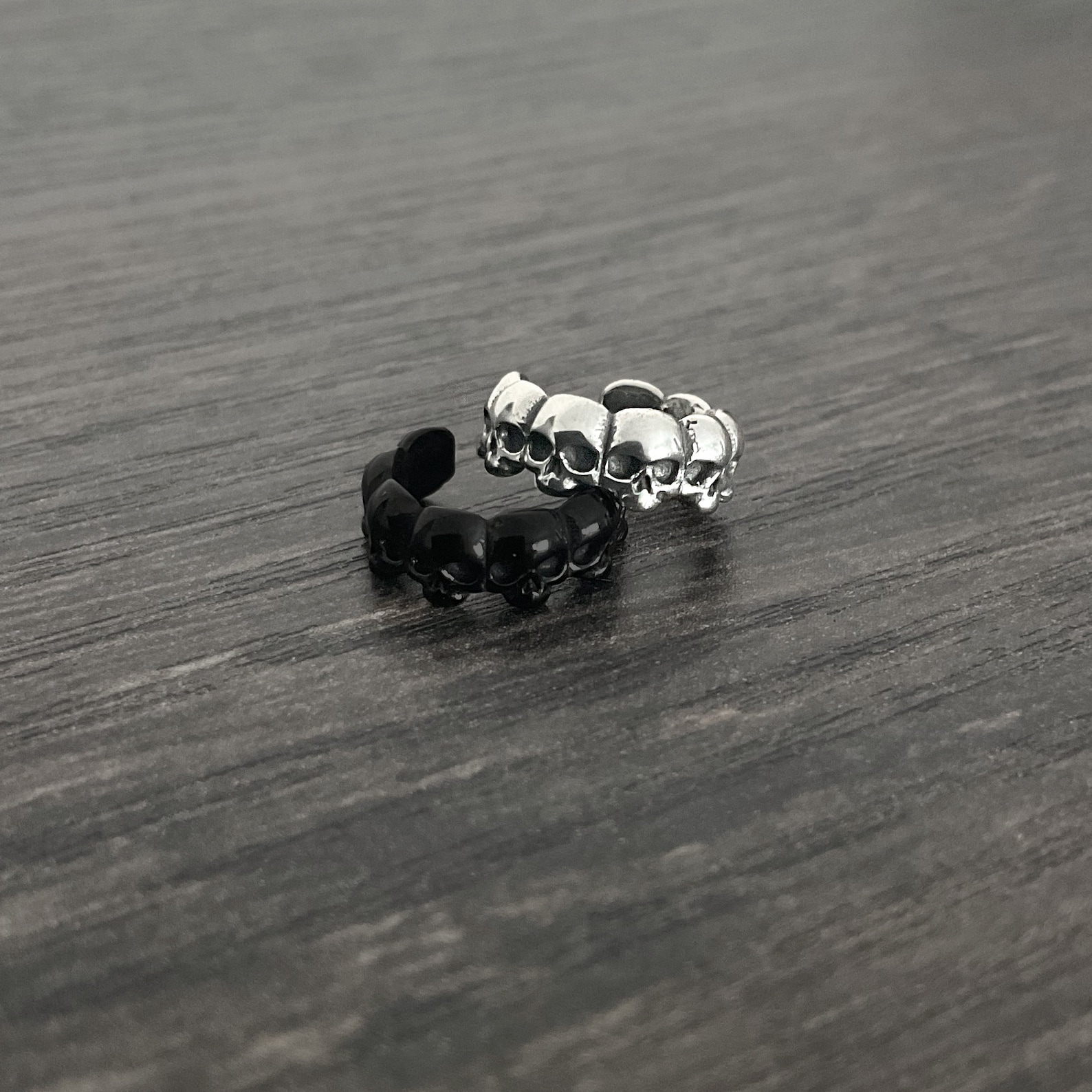 Skull Ear Cuff, No Piercing Earring, Gothic Stainless Steel Jewelry - Etsy