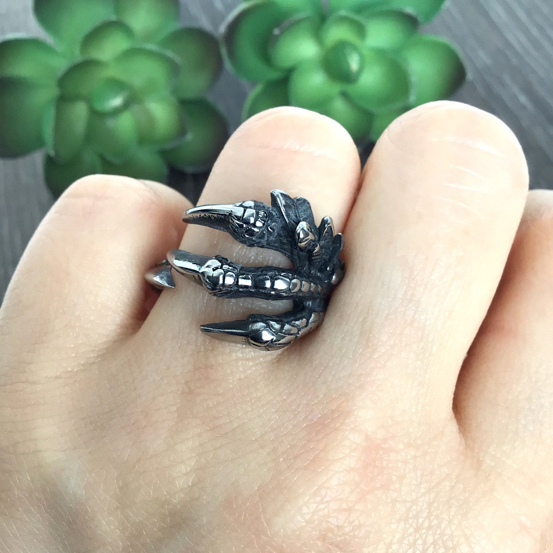 Dragon Claw Ringstainless Steel Dragon Claw Ring gothic - Etsy