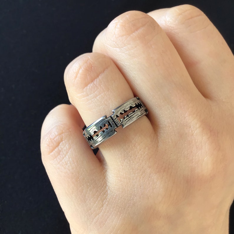 Razor Blade Ringstainless Steel Razor Blade Ring Razor | Etsy