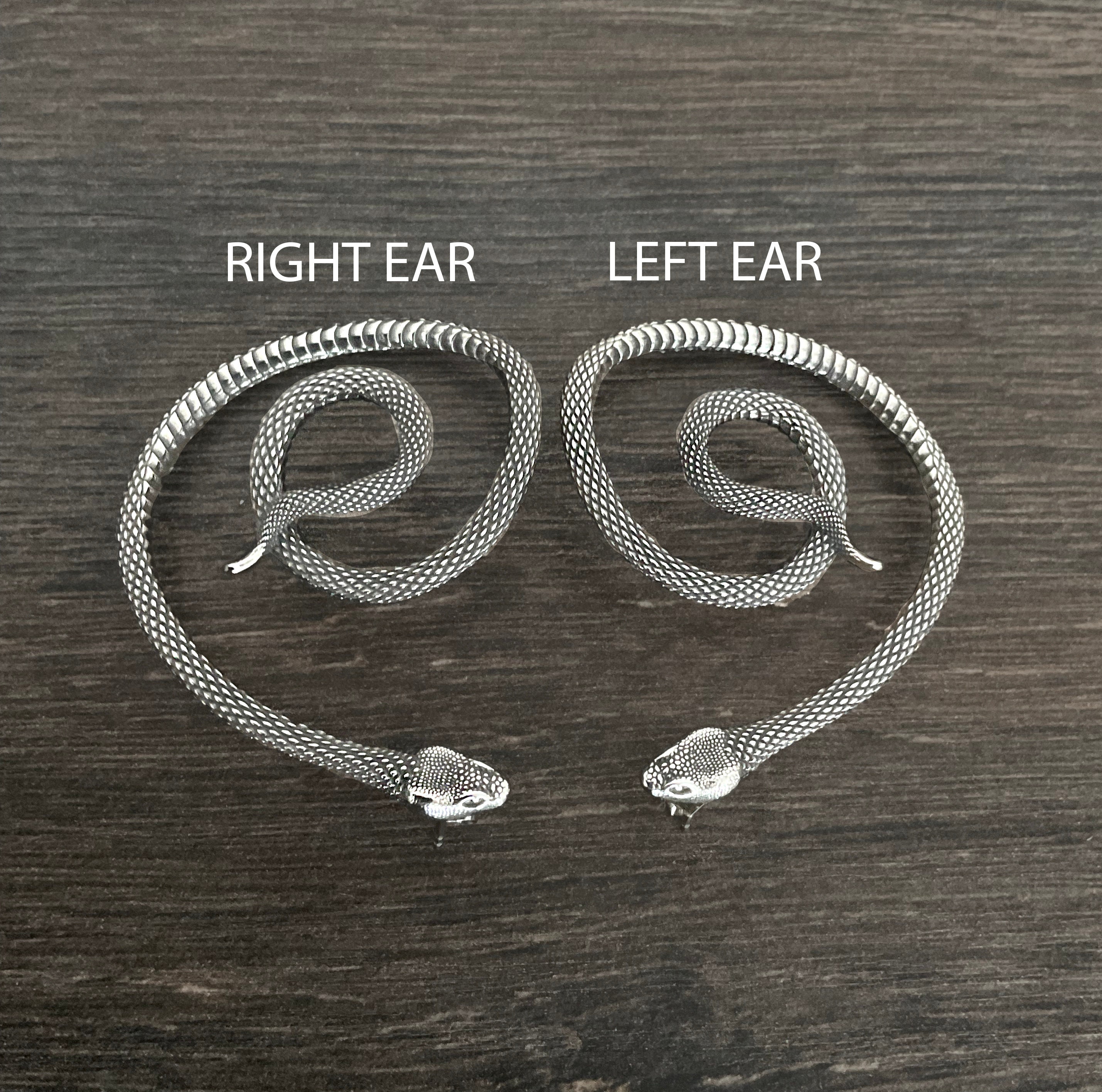 SINGLE Snake Cuff Earring Snake Cuff Earring Gothic Earring - Etsy