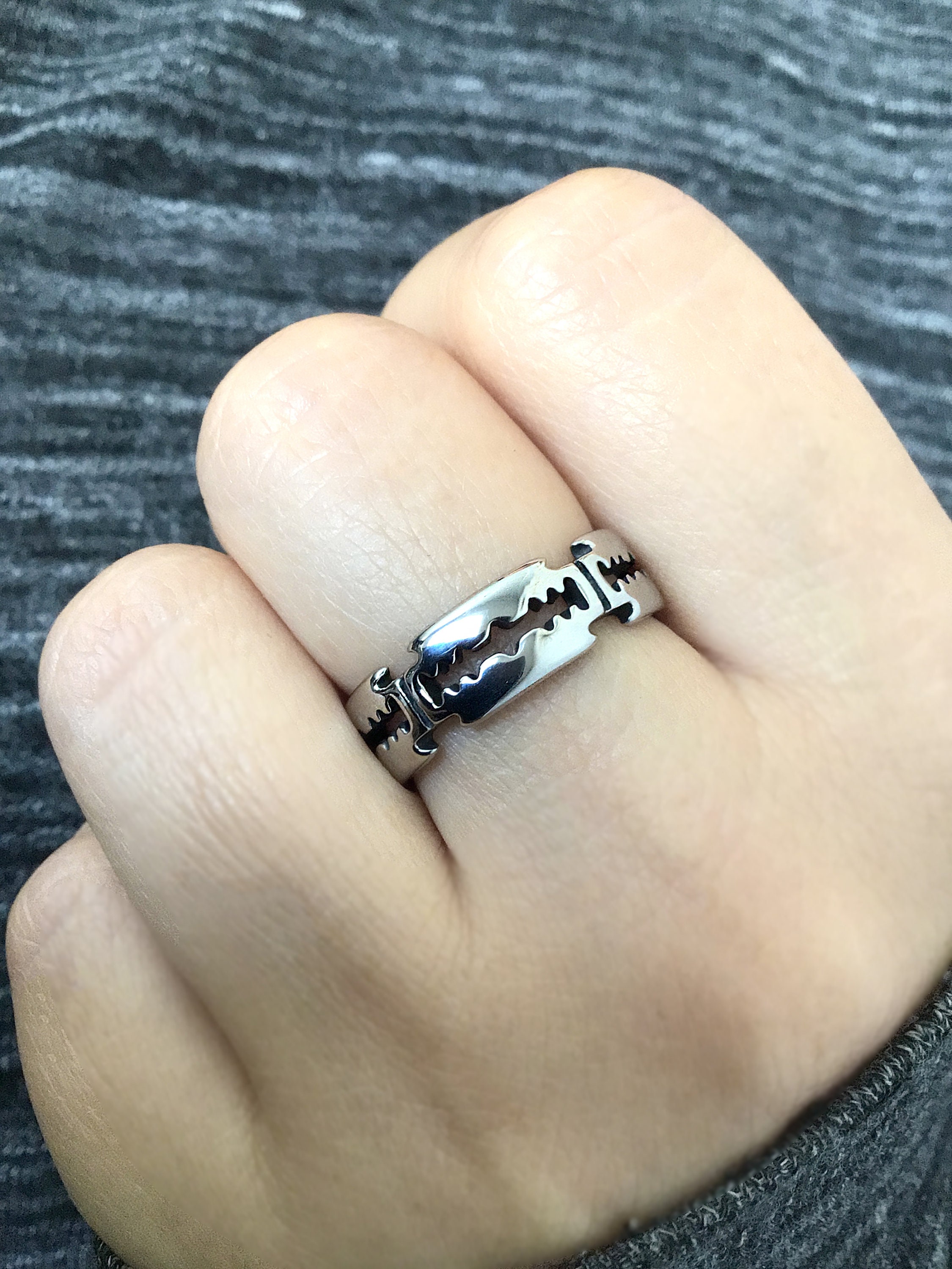 Razor Blade Ring,stainless Steel Razor Blade Ring , Razor Blade Jewelry ...