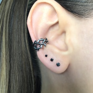 Thorns Ear Cuff, Gothic Ear Cuff, Stainless Steel Cuff, Gothic Jewelry ...