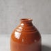 Burnt Orange Ceramic Vase - Etsy