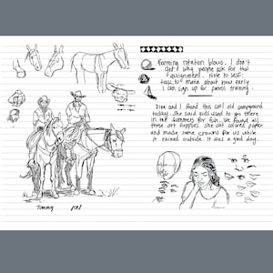 The Last of Us Ellie Diary Journal Complete All Drawings With ...