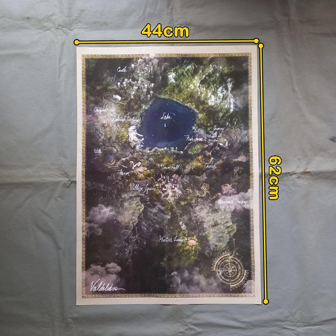 Resident Evil 4 Remake Map Poster - Etsy