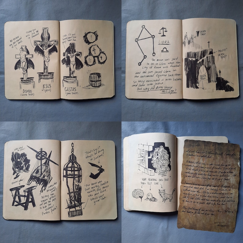 Uncharted 4 Nathan Drake's Journal - Etsy