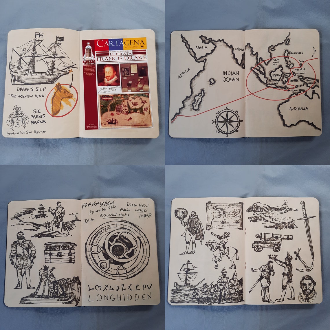 Uncharted 3: El diario de Nathan Drake | Etsy España