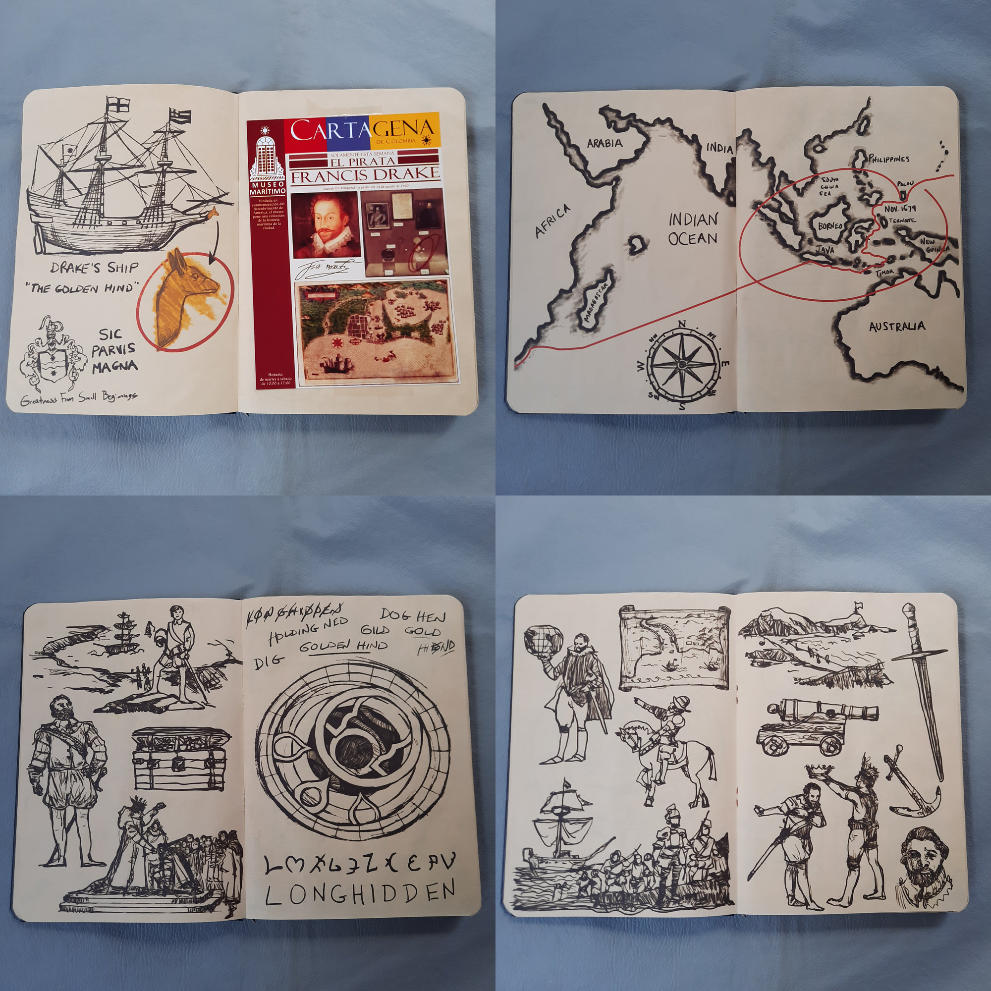 Uncharted 3 Nathan Drake's Journal - Etsy UK