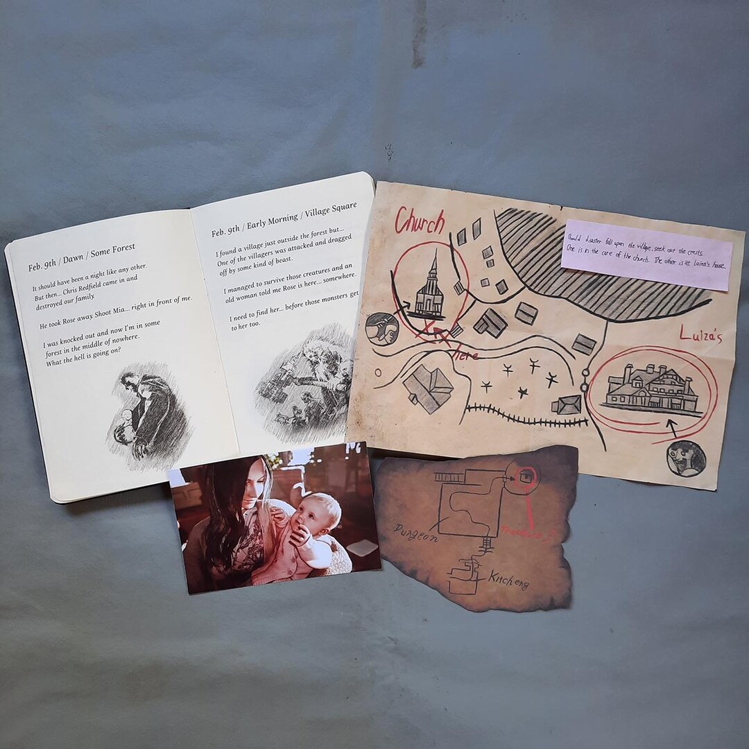 Journal d'Ethan Winter (Resident Evil Village) + 3 encarts - Etsy France