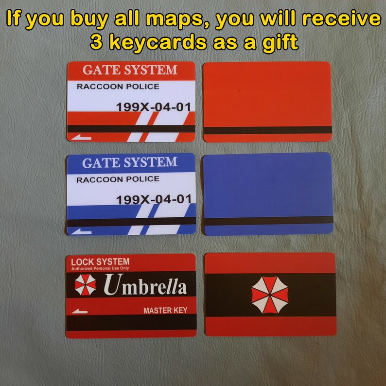 Resident Evil 2 Remake RPD Police Station Floors Sewer and - Etsy