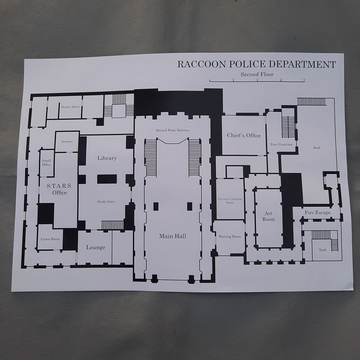 Resident Evil 2 Remake RPD Police Station Floors Sewer and - Etsy