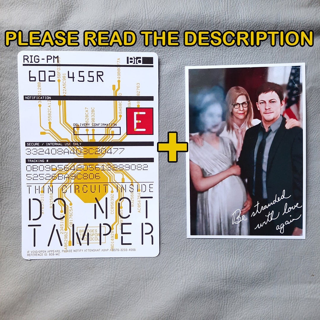 Death Stranding Sam Porter Bridges Family Portrait Cargo Id Label Do ...