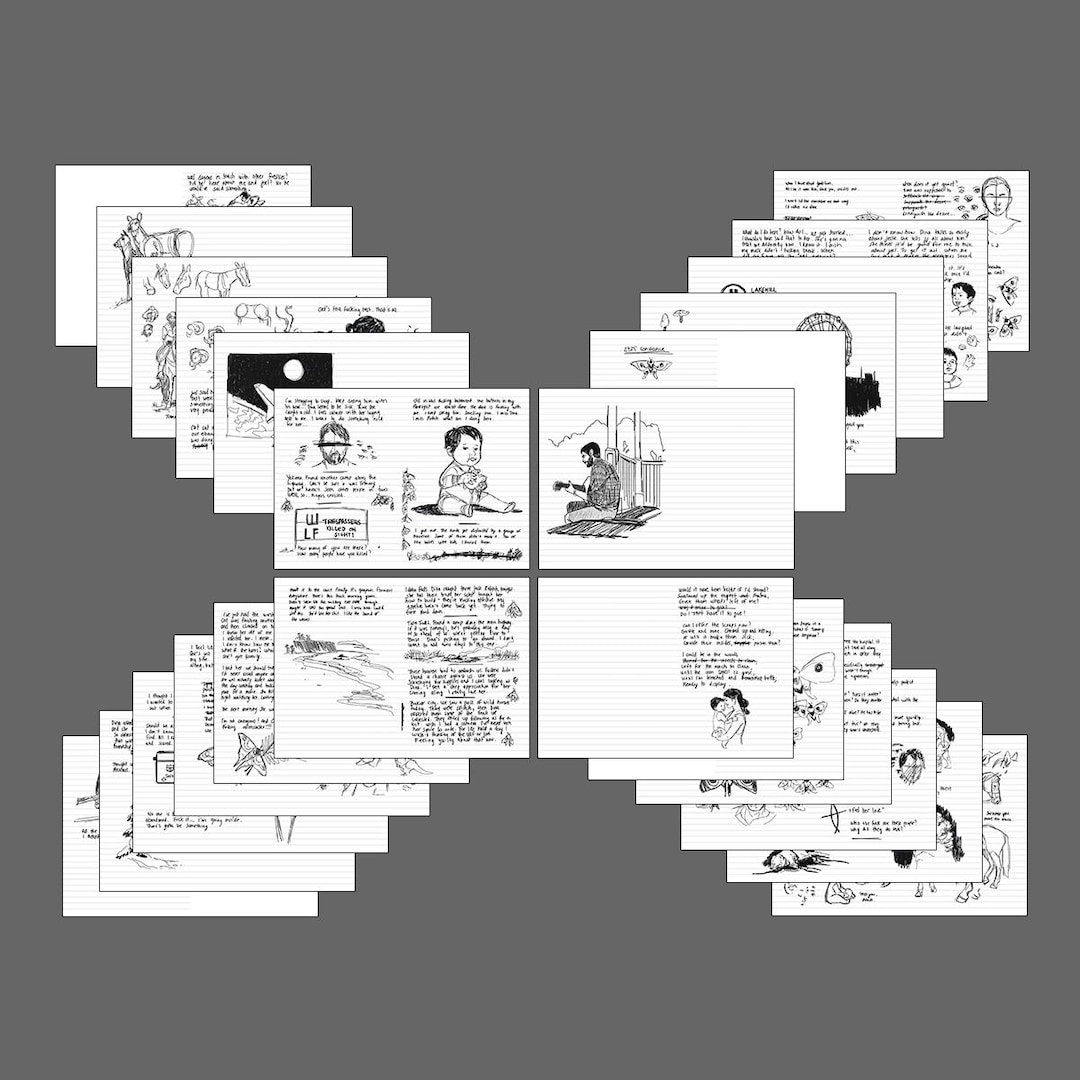 The Last of Us Ellie Diary Journal Complete All Drawings With ...