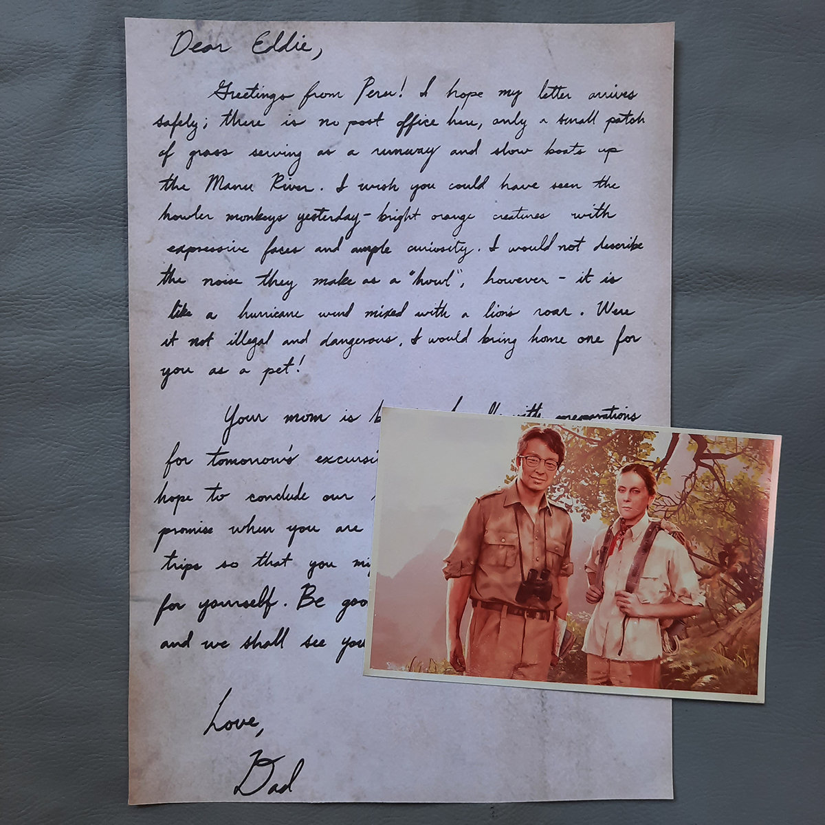 Uncharted 4 Evelyn's Letters + Photos - Etsy UK