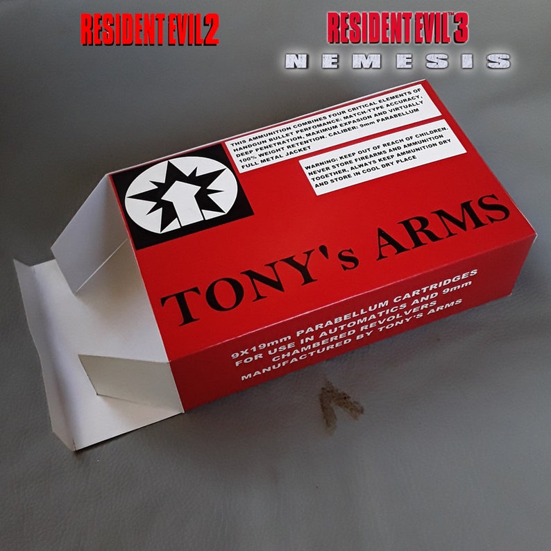 Resident Evil 2 and 3 ammo box | Etsy