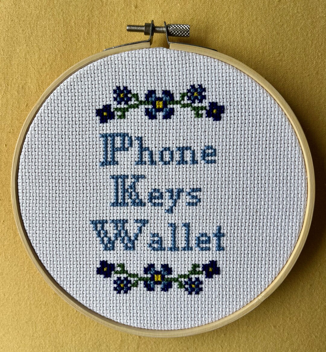 Phone Keys Wallet Cross Stitch Pattern - Etsy