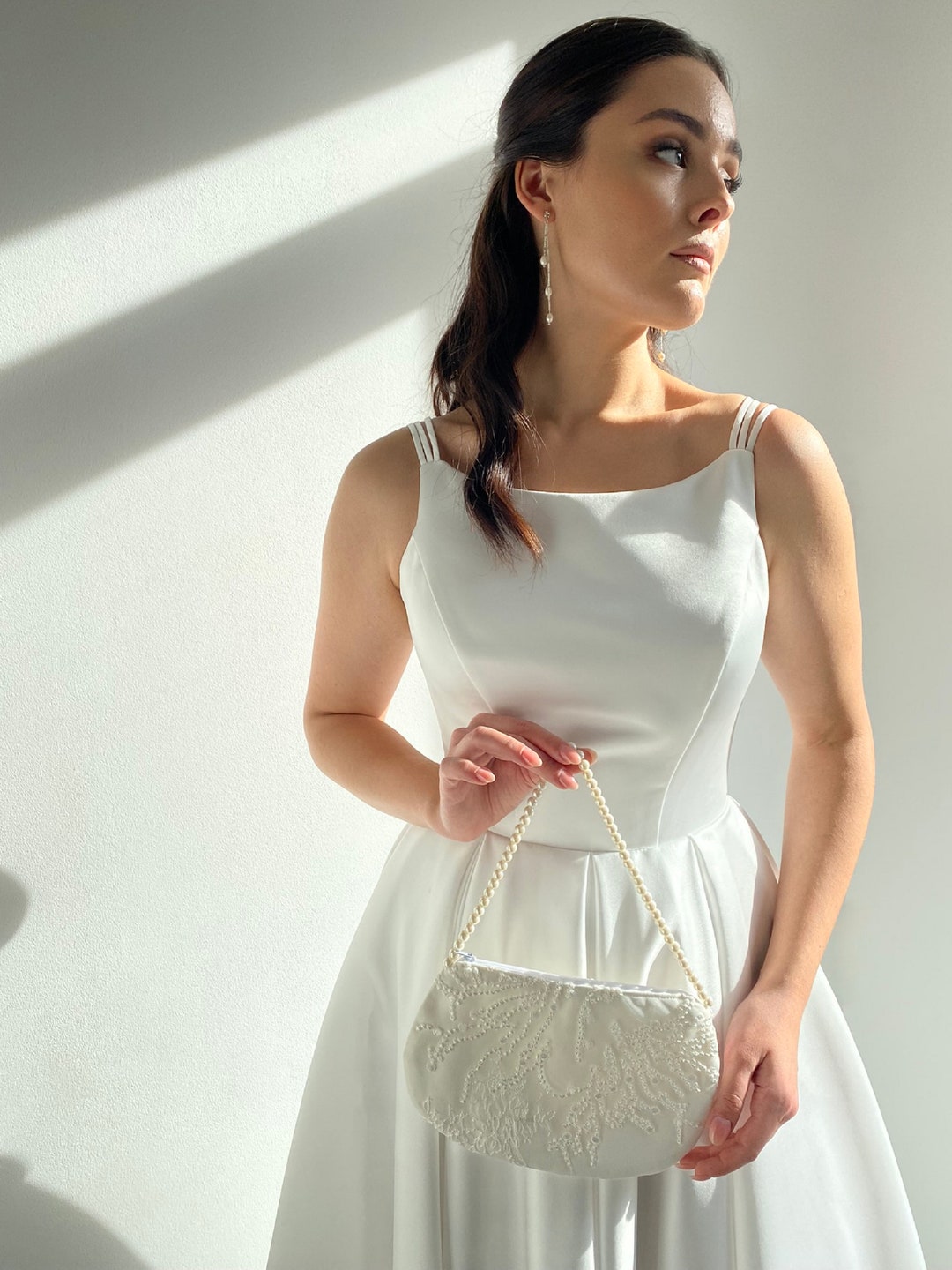 Ivory Lace Bridal Purse, Clutch for Wedding Day, Bridesmaid Purse - Etsy