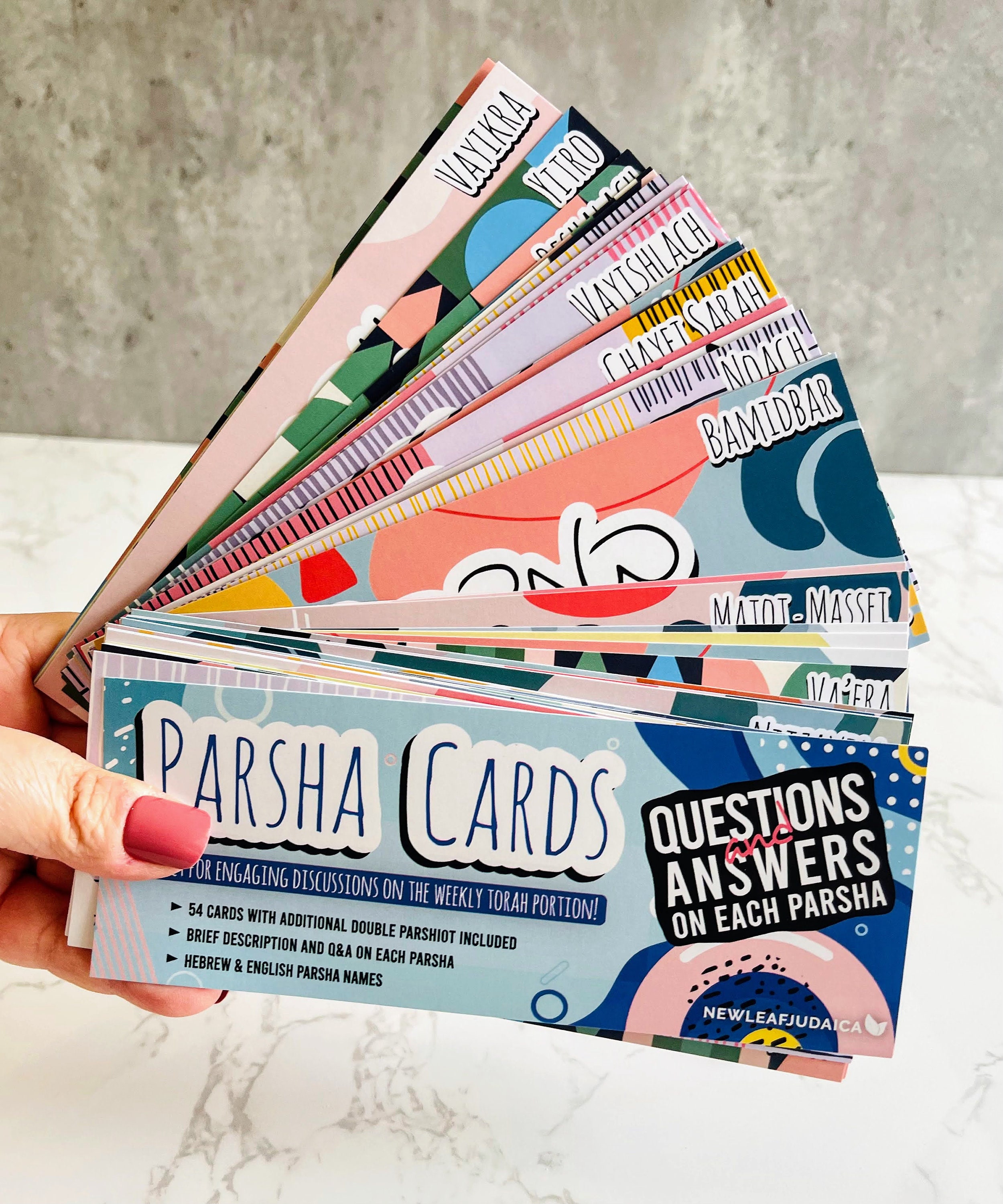 Parsha Cards With Q&A - Etsy