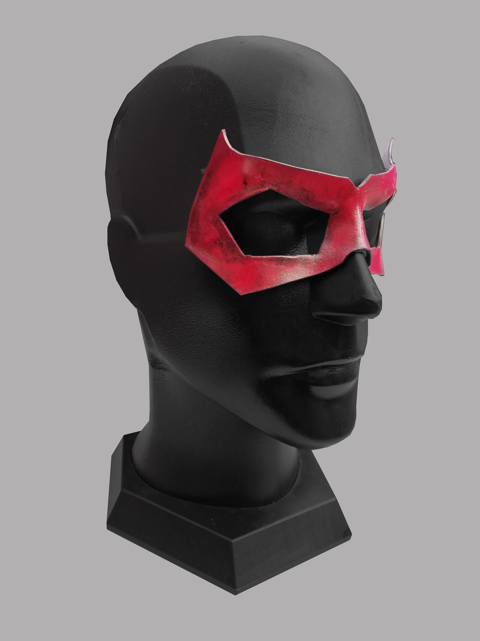 Red Hood Inspired Eye Mask Superhero Cosplay Costume Mask | Etsy