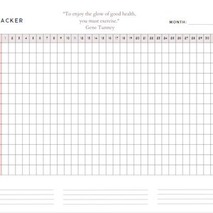 Monthly Habit Tracker, Digital Download, Print Out, Editable on Canva ...