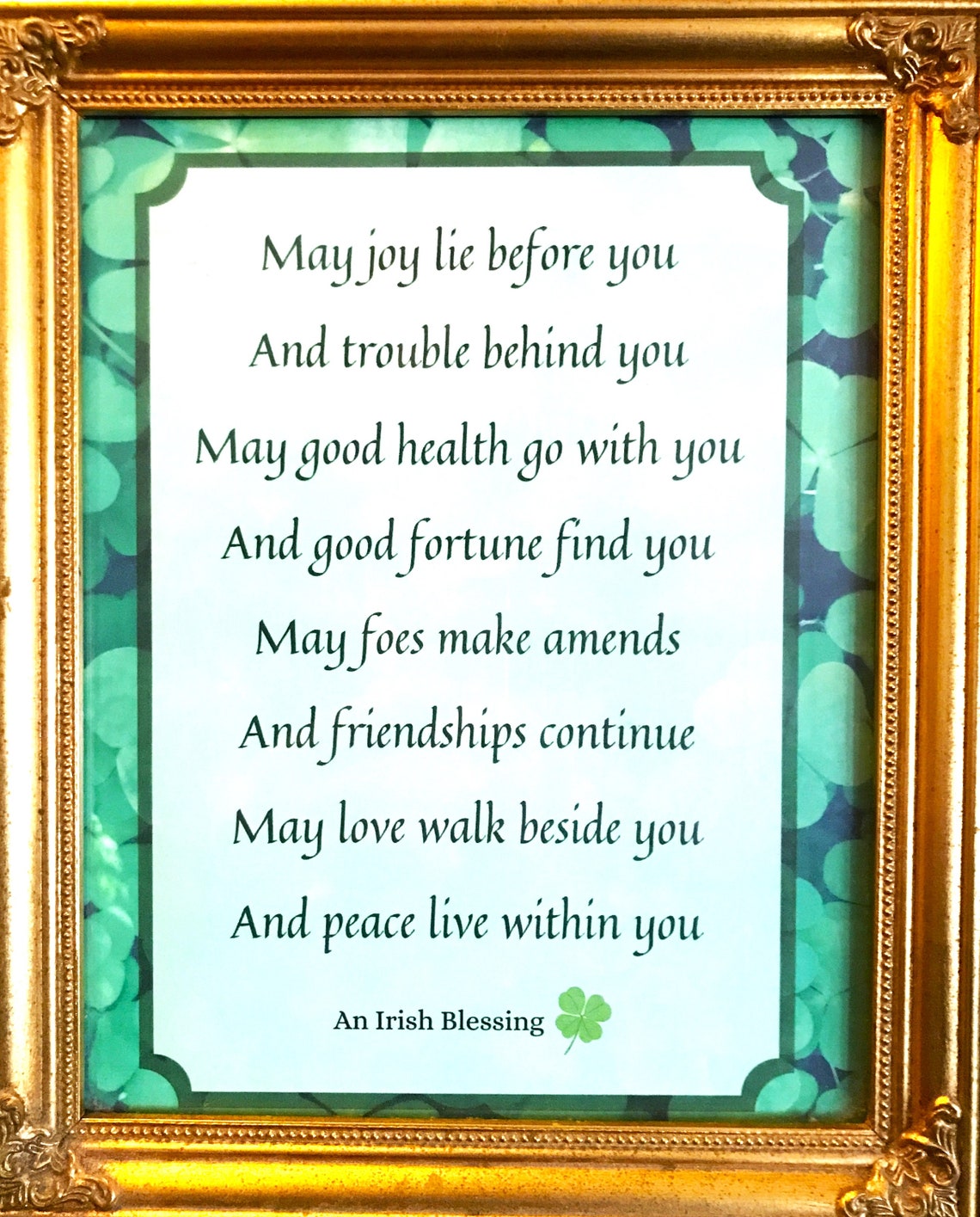 Irish Blessing for Saint Patrick's Day, Digital Download, St Pat's ...