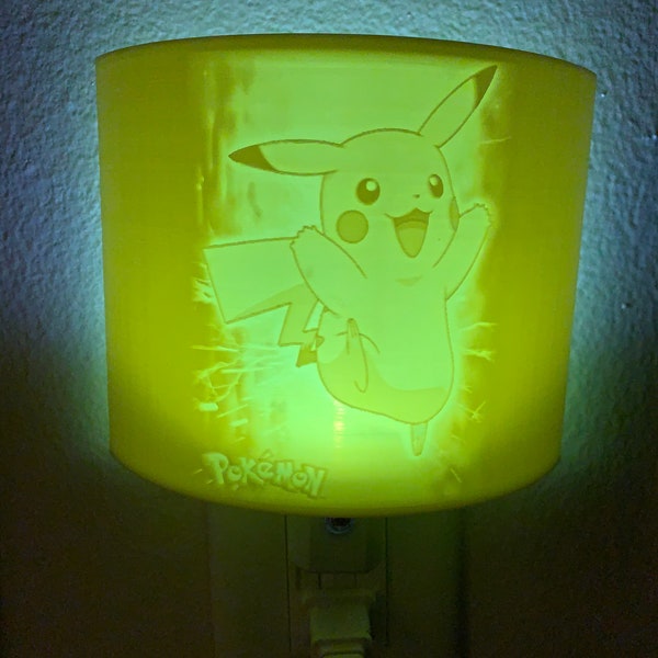 Pikachu Night Light - Etsy