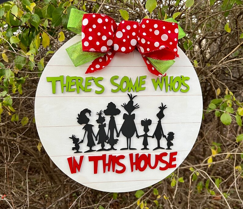 There’s Some Who’s in This House Sign - Etsy