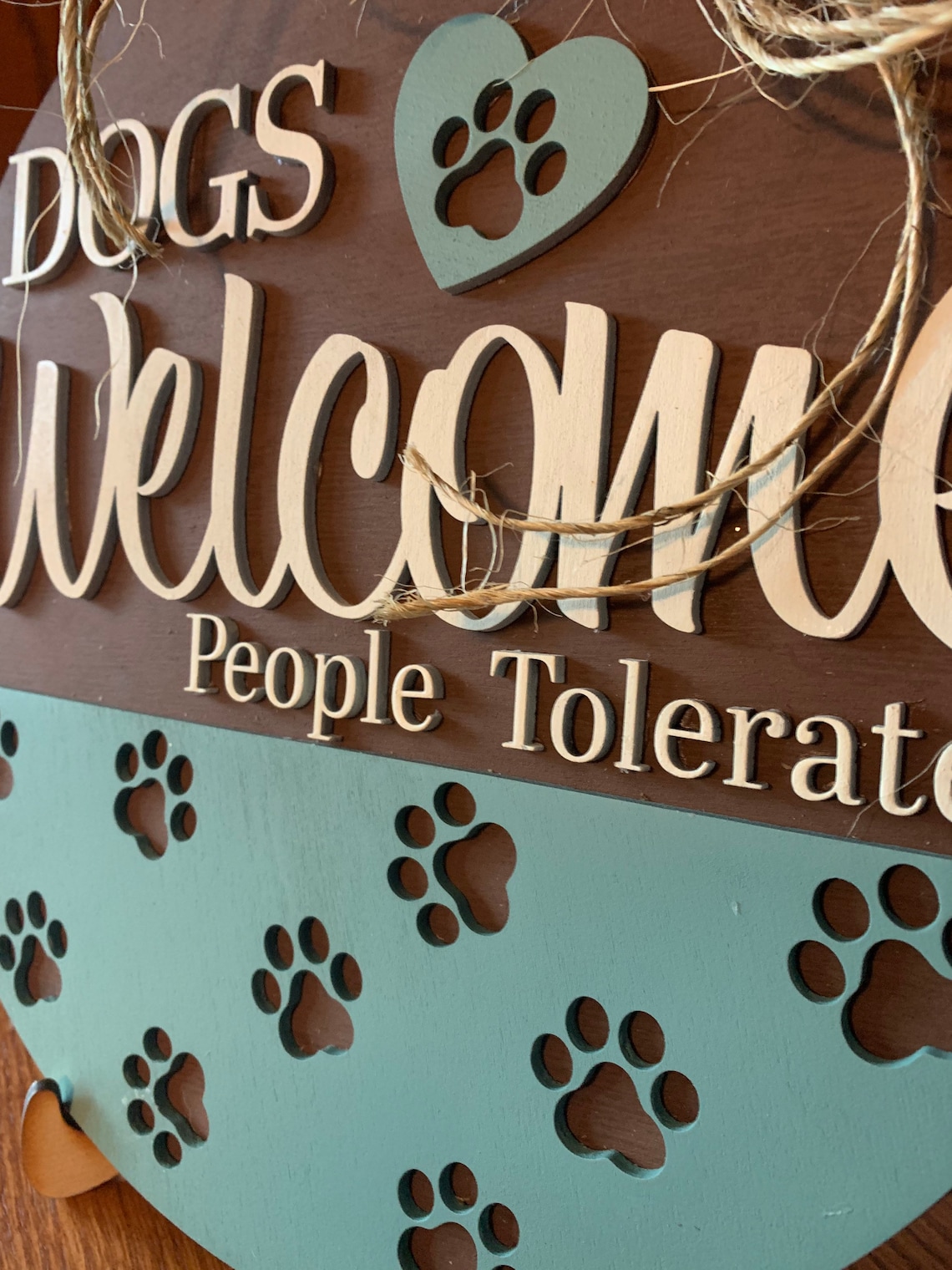 Dogs Welcome People Tolerated Sign - Etsy