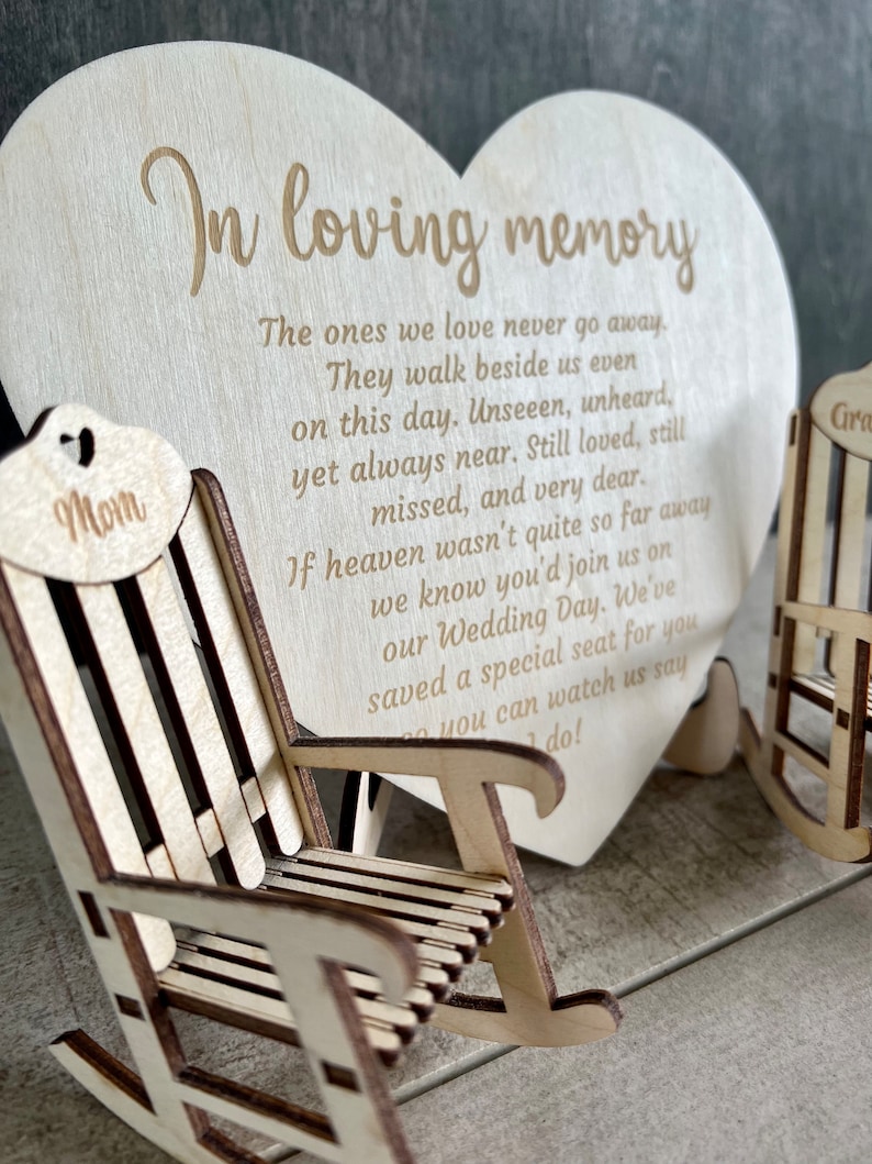 Memorial Rocking Chairs for Weddings - in Memory of Those Not With Us ...