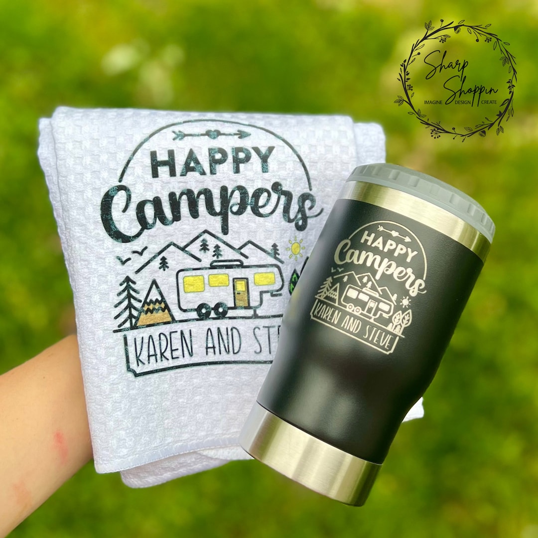 Personalized Camper Towels - Custom Camping Gift Set - Fifth Wheel ...