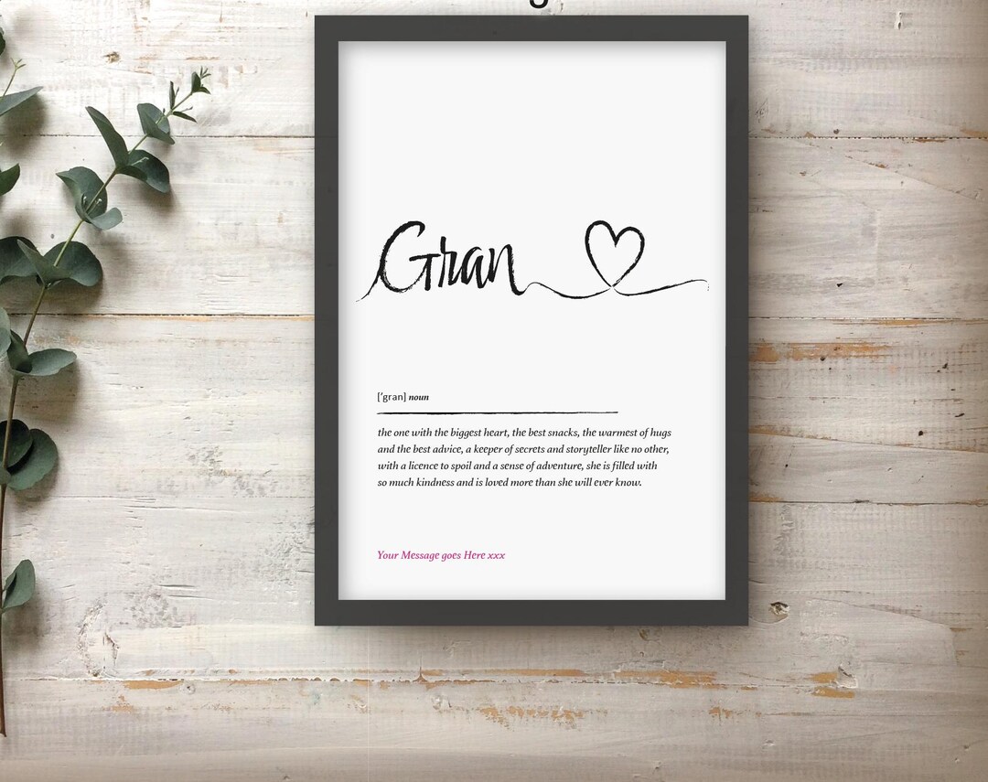 Gran Granny Grannie Grandma Grandmother Grammy Gran-gran Nan Nana Nanny ...