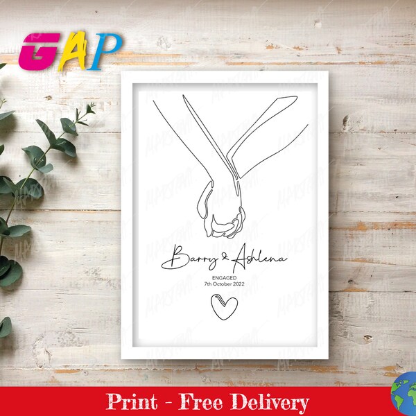 Heart Engagement - Etsy