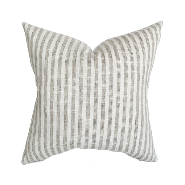 Gray Stripe Pillow - Etsy