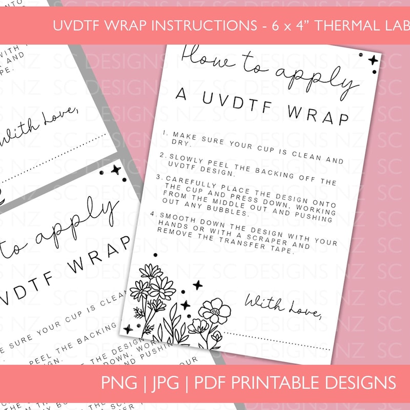 Uvdtf Wraps Png - Etsy