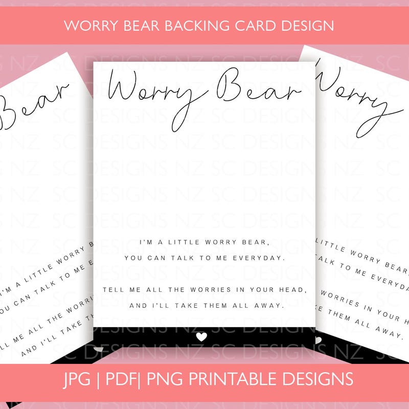 Worry Bear - Etsy UK