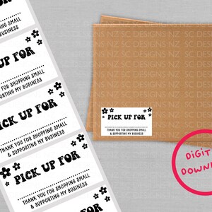 Pick up Sticker for Thermal Printer PNG Local Pickup Sticker - Etsy