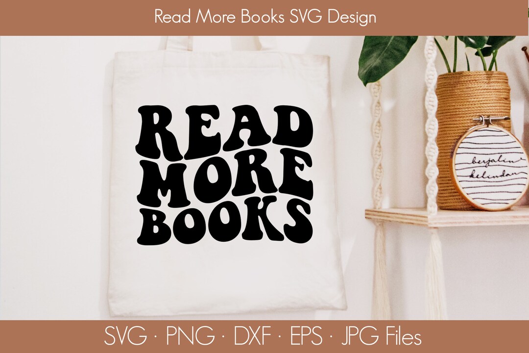 Leer más Libros SVG / Letras onduladas svg / Lectura Svg / - Etsy España