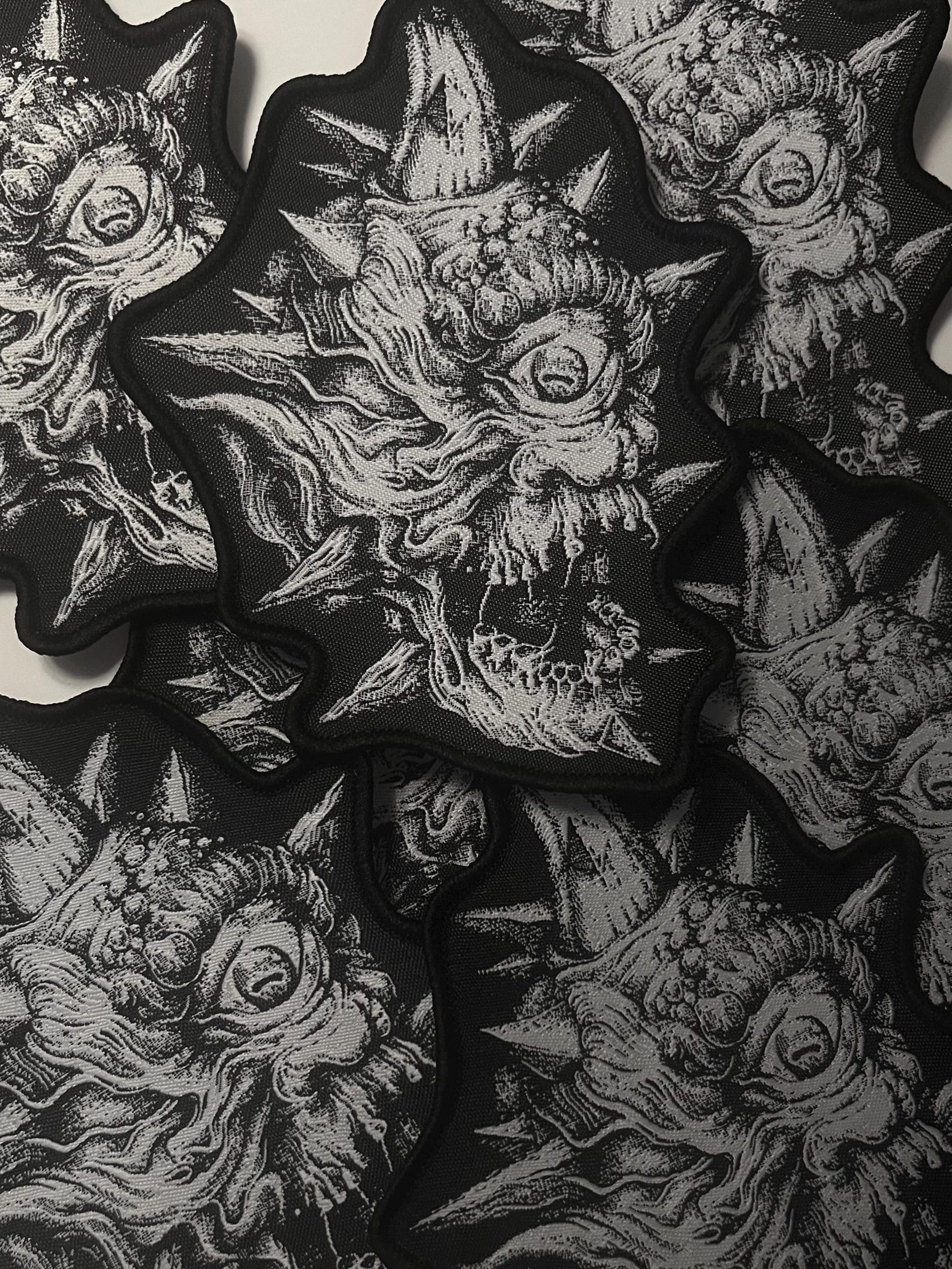 Cyclops Woven Patch: Heavy Metal Battle Vest, Dark Art Embroidery - Etsy