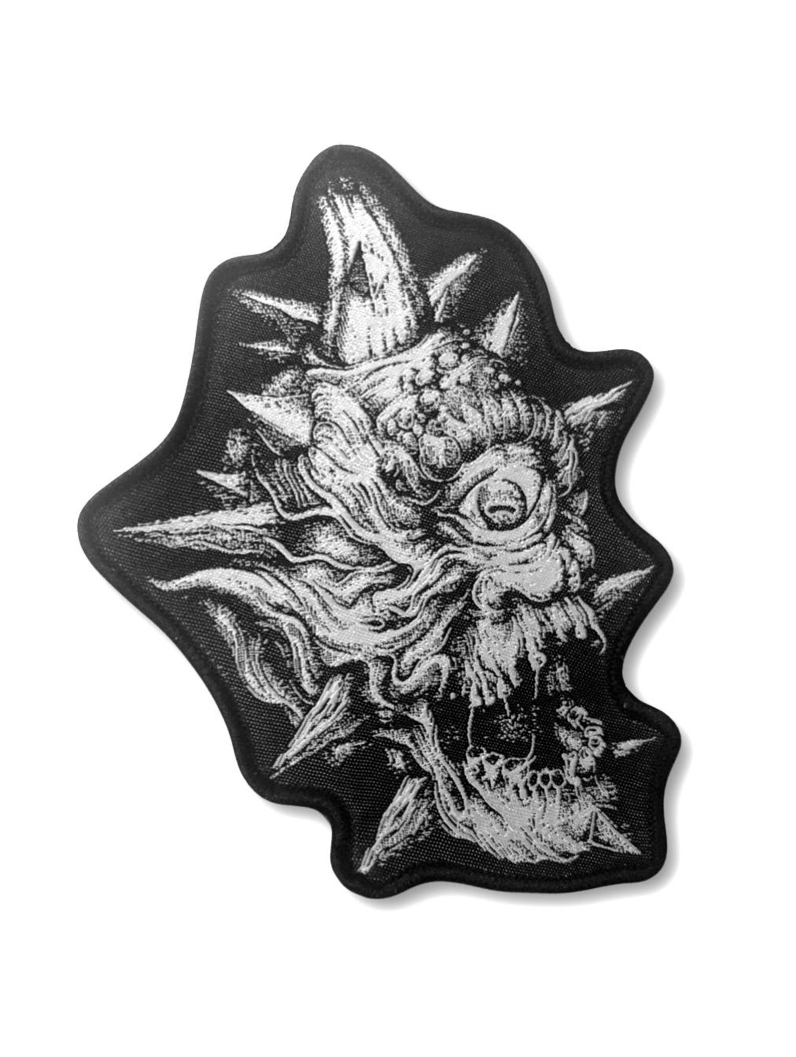 Cyclops Woven Patch: Heavy Metal Battle Vest, Dark Art Embroidery - Etsy