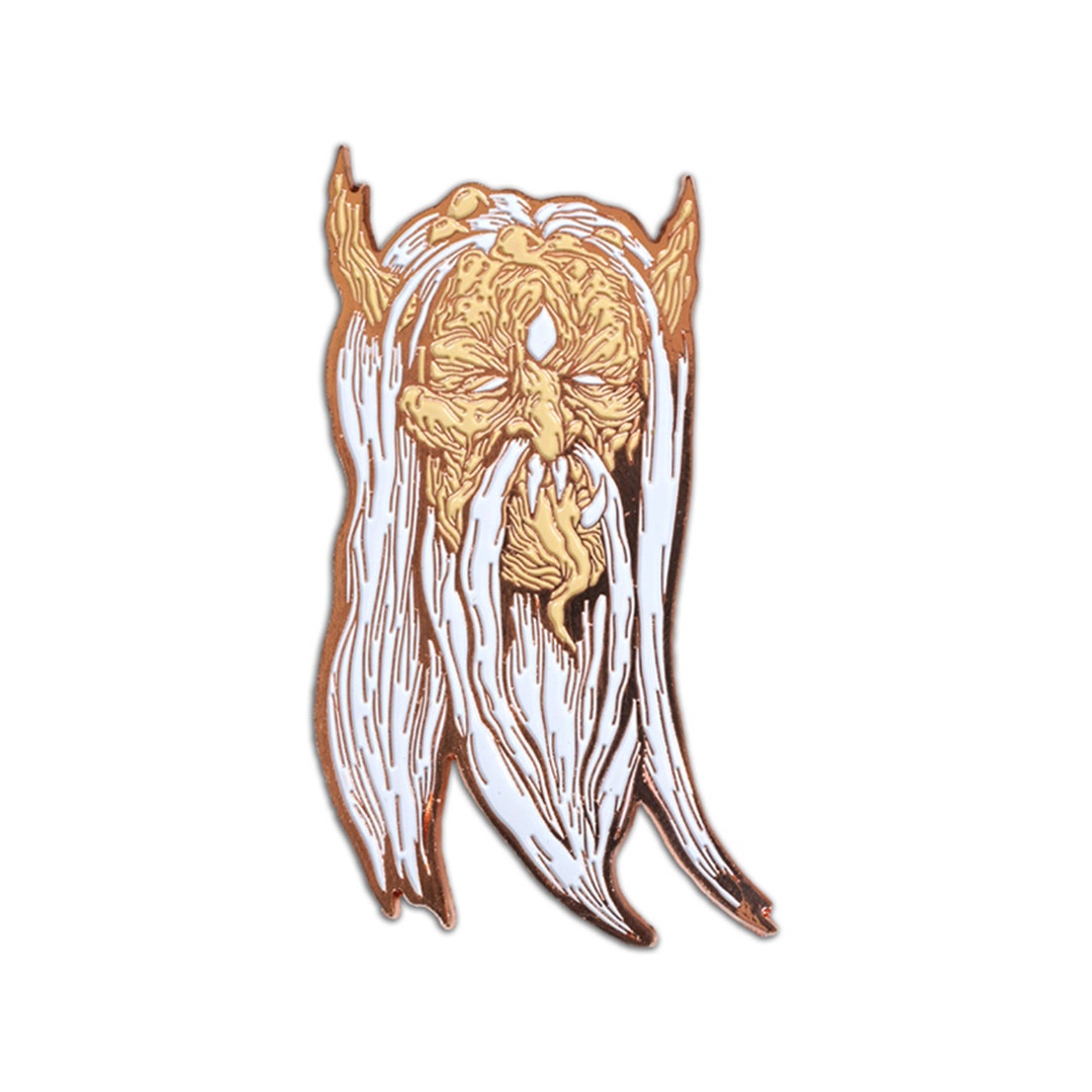 The Wizard | Rose Gold | Enamel Pin | Battle Jacket | Battle Vest ...