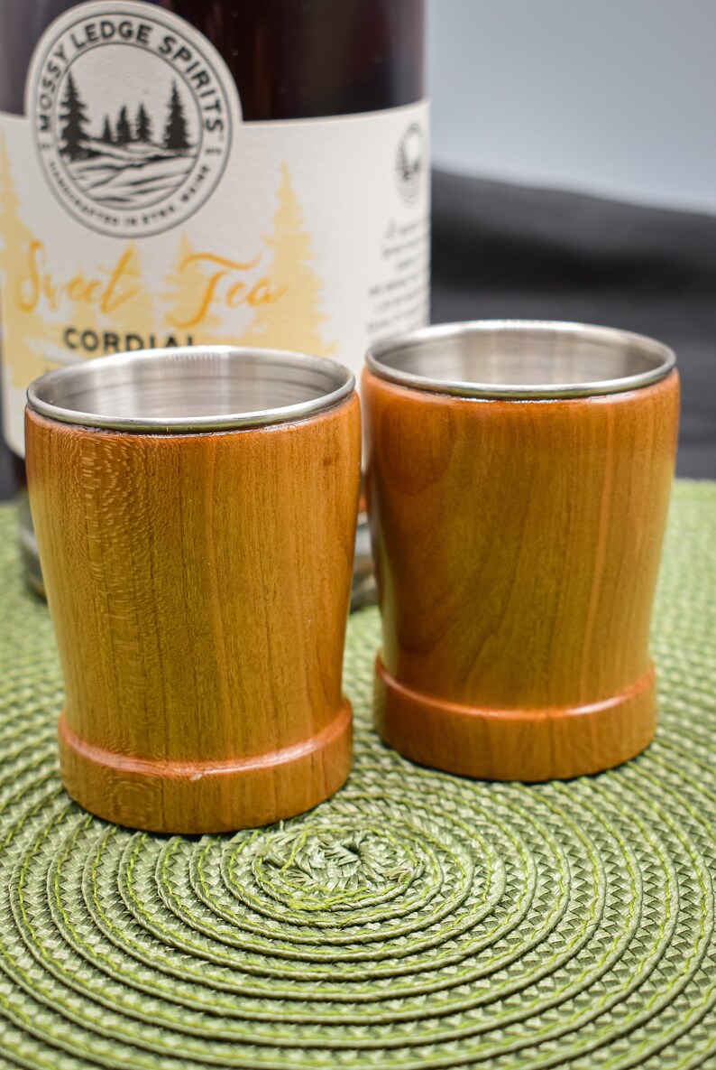 Wooden Shot Glass 2.5 Ounce - Etsy