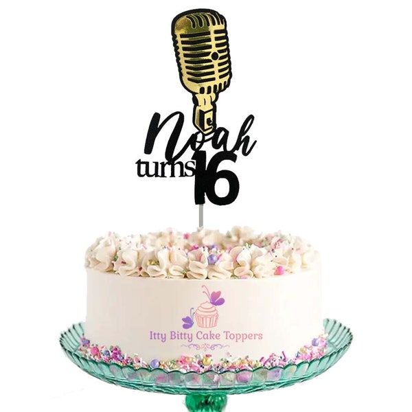 Music Cake Topper - Etsy Australia