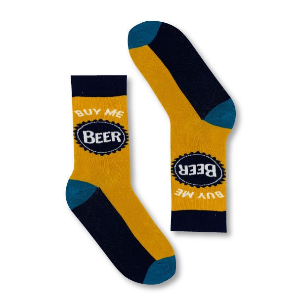 Mens Beer Socks Gift Set Gift 3 Pairs Cotton Rich Socks - Etsy