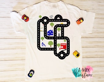 Road Map Shirt | Etsy