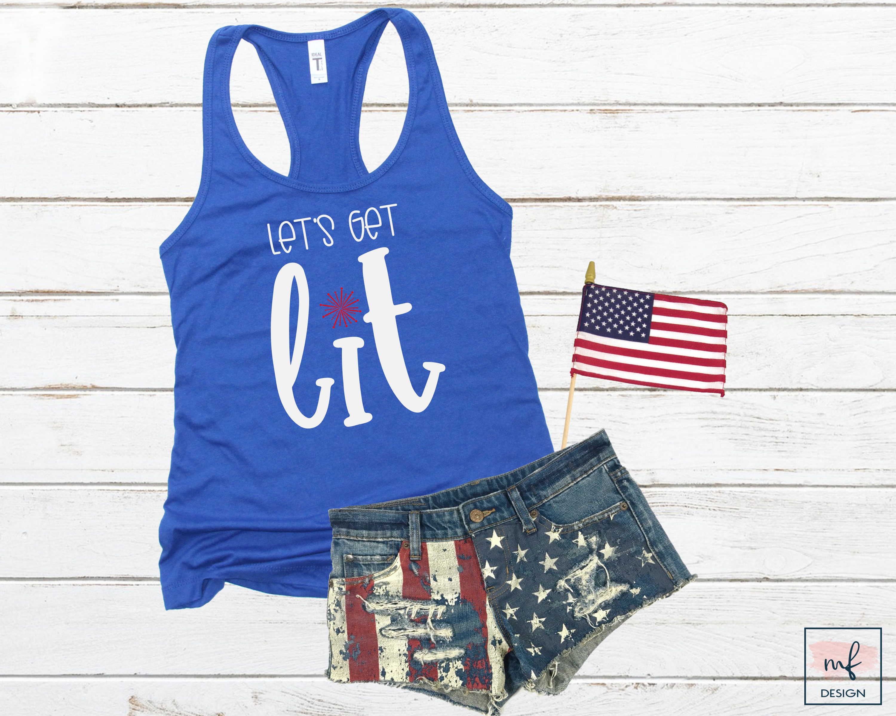 Let's Get Lit SVG, SVG Files for Cricut, 4th of July Svg, Christmas Sag ...